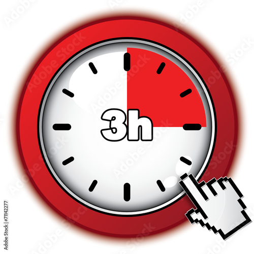 "3 HOURS ICON" Stock image and royalty-free vector files on Fotolia.com ...
