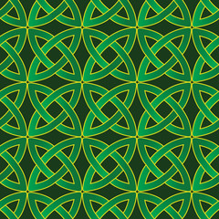Sewing fabric with celtic pattern - CottonBee