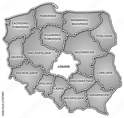"Mapa_Polski_woj.ŁÓDZKIE_podział_administracyjny" zdjęć stockowych i ...