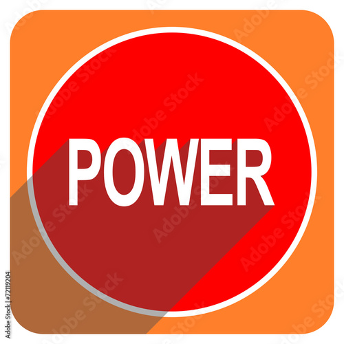 "power red flat icon isolated" Stock photo and royalty-free images on ...