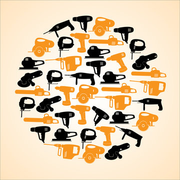 Power Tools Silhouette