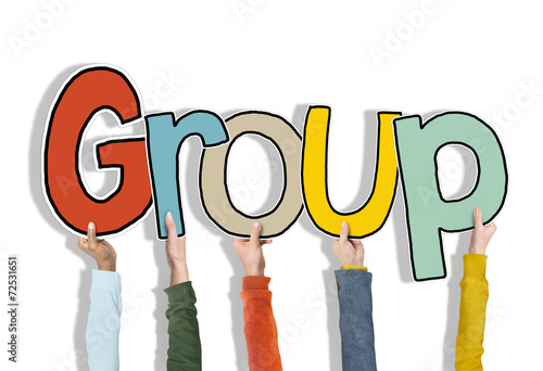 "Hands Holding Word Group Concepts" Fotos de archivo e imágenes libres ...