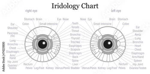 Printable Eye Iris Sheet