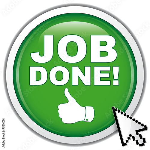 "JOB DONE! ICON" Stock image and royalty-free vector files on Fotolia ...