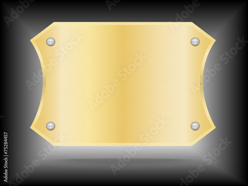 Gold Plate Logo