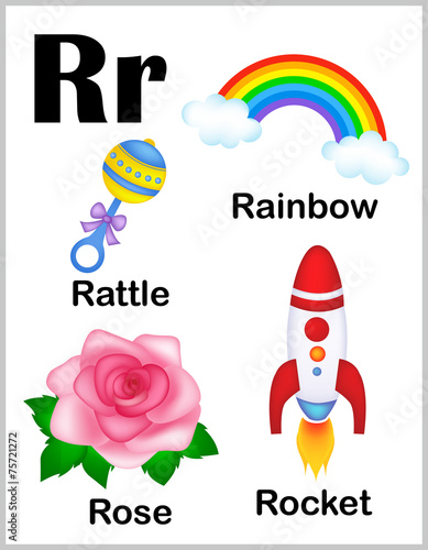 "Alphabet letter R pictures" Stock image and royalty-free vector files ...