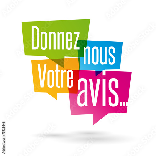 "Donnez-nous votre avis" fichier vectoriel libre de droits sur la ...