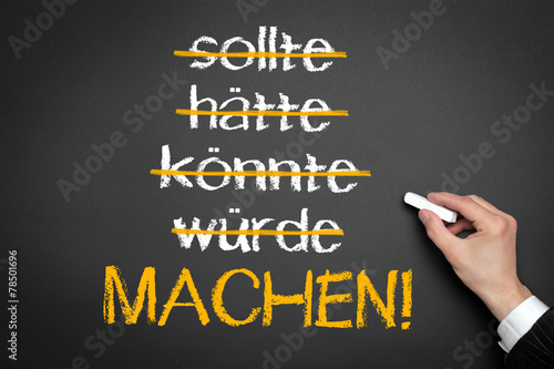 "Machen!" Stockfotos und lizenzfreie Bilder auf Fotolia.com - Bild 78501696