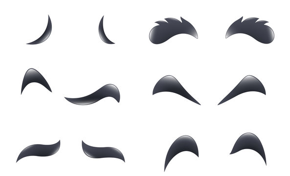 Bushy Eyebrows Cartoon