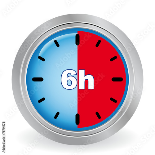 "6 HOURS ICON" Stock image and royalty-free vector files on Fotolia.com ...