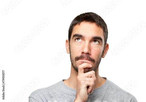 "Close up of a guy wondering" Stock photo and royalty-free images on ...
