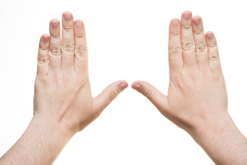 Search photos "palm down"