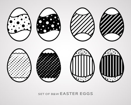 Easter Eggs Black And White Images – Browse 65,712 Stock Photos ...