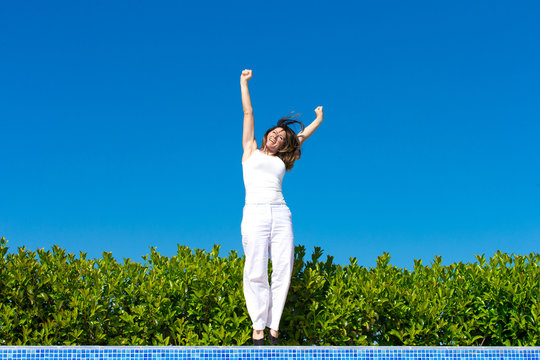 Siegerpose bilder – Bläddra bland 808 stockfoton, vektorer och videor ...