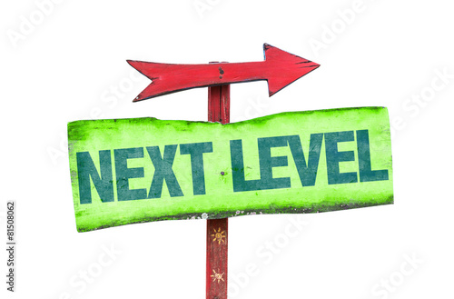 "Next Level sign isolated on white" Stock photo and royalty-free images ...