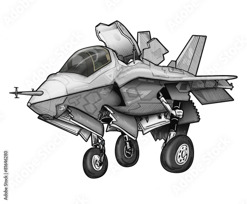 "Fighter Jet Cartoon" Stock photo and royalty-free images on Fotolia ...
