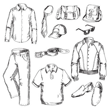 Drawings Of Outfits For Men