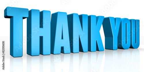 "3D thank you text on white background" Stock photo and royalty-free ...
