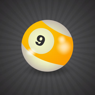 9 Ball Billiards Wallpaper