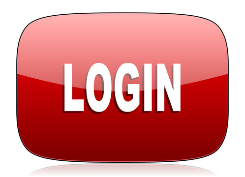 Red Login Button