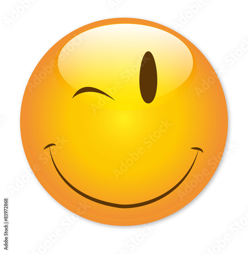 "Zwinkernder Smilie" fichier vectoriel libre de droits sur la banque d ...
