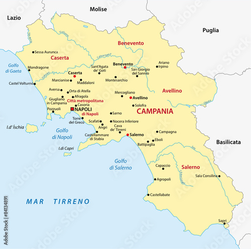"campania map" Stockfotos und lizenzfreie Vektoren auf Fotolia.com ...