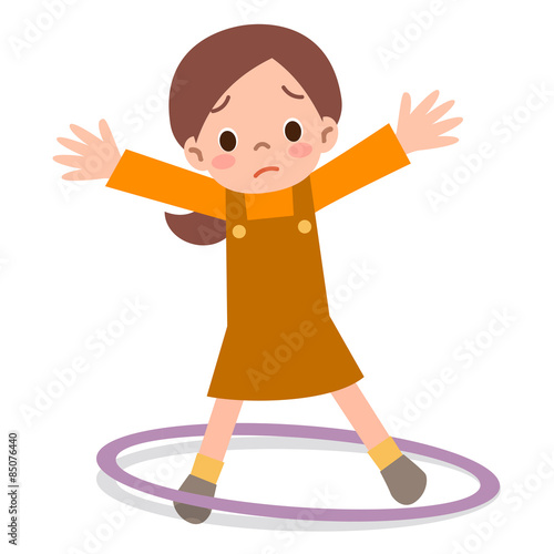 フラフープが出来ない女の子 Stock Image And Royalty Free Vector Files On Fotolia