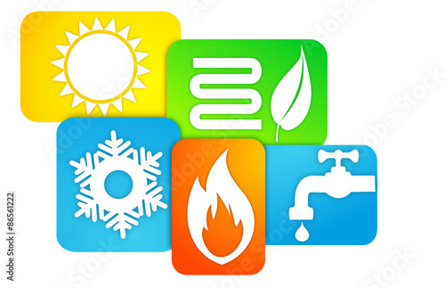 Climatisation Plomberie Bannière Fichier Vectoriel Libre De Droits
