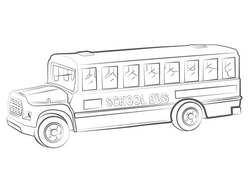 School Bus Outline