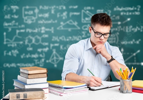 "Teacher, blackboard, board." Stock photo and royalty-free images on ...