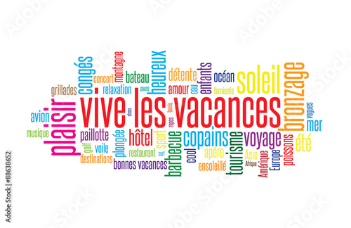 "Vive les vacances " fichier vectoriel libre de droits sur la banque d ...