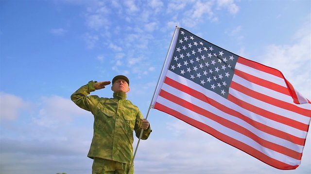 Military Salute Flag Images – Browse 35,980 Stock Photos, Vectors, and ...