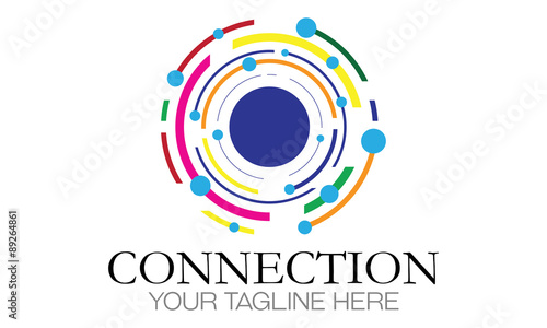 "Connection Logo Vector" Stock image and royalty-free vector files on ...