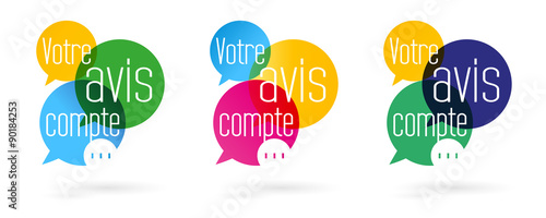 "Votre avis compte" fichier vectoriel libre de droits sur la banque d ...