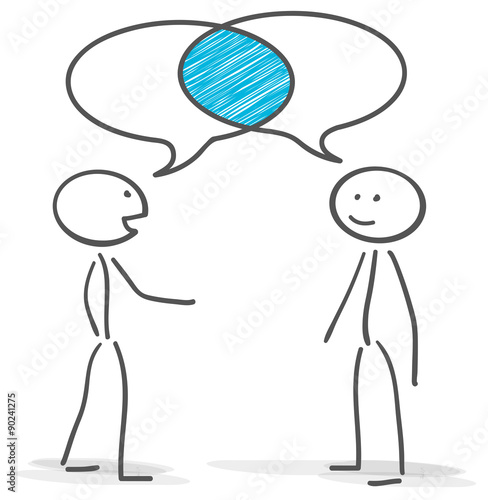 "stickman talking conversation" Stock image and royalty-free vector ...
