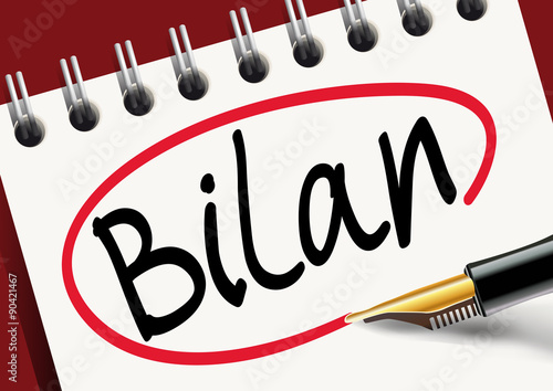 "BLOC Bilan" fichier vectoriel libre de droits sur la banque d'images ...