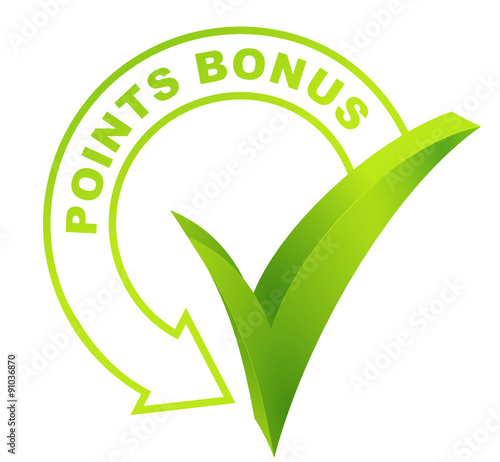 "points bonus sur symbole validé vert" Stockfotos und lizenzfreie ...