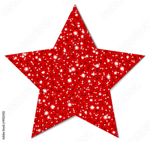 "Red Star Sparkling" Stock image and royalty-free vector files on Fotolia.com - Pic 91122412