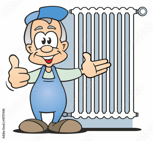 "Plumber with Heater" Stockfotos und lizenzfreie Bilder auf Fotolia.com ...