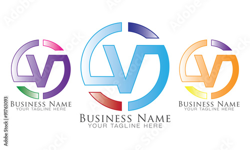 "V Group Logo Vector" Stock image and royalty-free vector files on ...