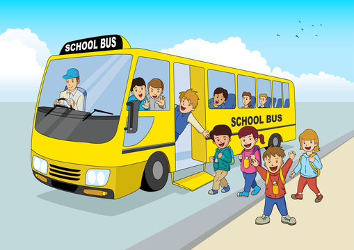 「Field Trip School Bus」の写真素材 | 901件の無料イラスト画像 | Adobe Stock