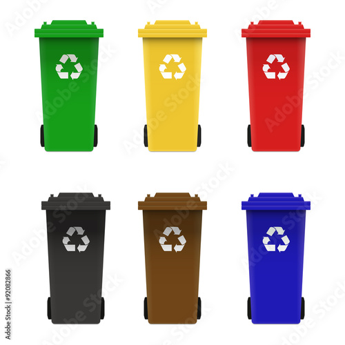 "Mülltonnen, Recycling" Stockfotos und lizenzfreie Vektoren auf Fotolia ...