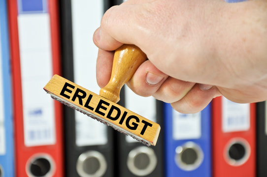 Erledigt-Stempel-Bilder: Stock-Fotos & -Videos. | Adobe Stock