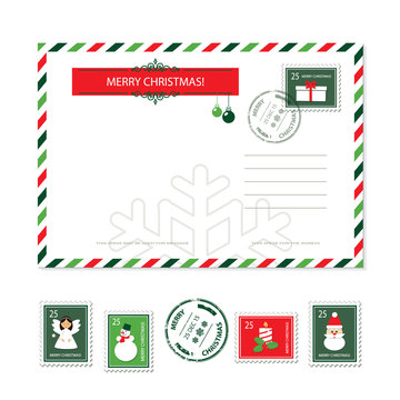 Christmas Postcard Back Images – Browse 1,938 Stock Photos, Vectors ...