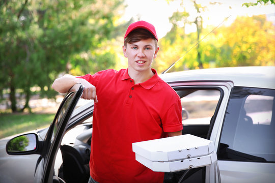 Pizza Delivery Car Images – Browse 6,774 Stock Photos, Vectors, and ...