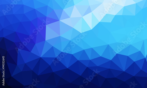 Low Poly Blue Wallpaper
