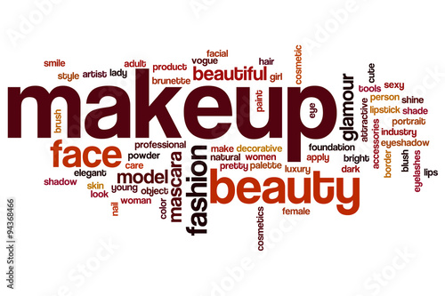 "Makeup word cloud concept" Stock photo and royalty-free images on ...