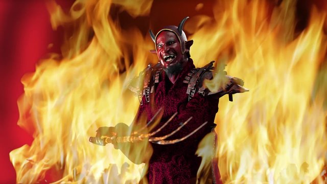 Devil Pitchfork Flames Images – Browse 687 Stock Photos, Vectors, and ...