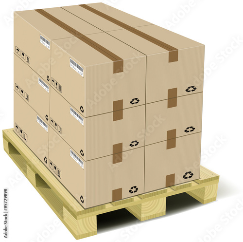 "Carton palette 03" fichier vectoriel libre de droits sur la banque d ...