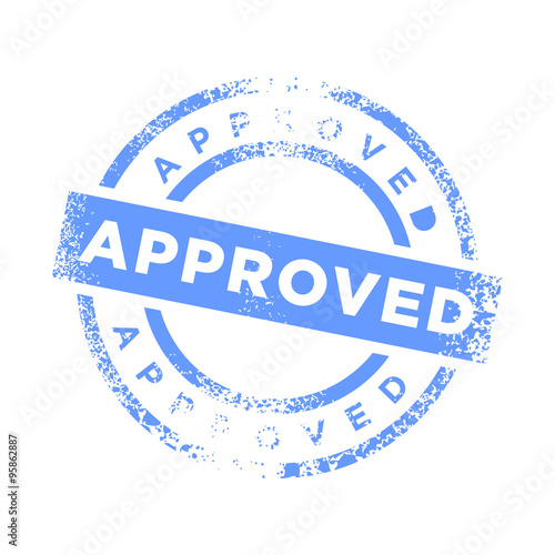 "Approved Stamp Blue" Stock image and royalty-free vector files on ...